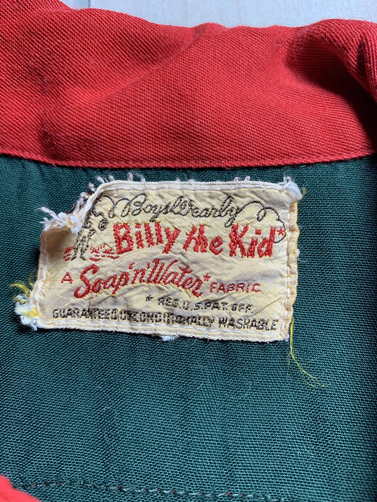 Vintage Billy The Kid Western Shirt VTG 50s Childs Sh… - Gem