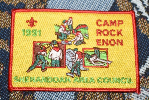 3x Boy Scouts BSA Camp Rock Enon Shenandoah Area Council Patches NEW | eBay