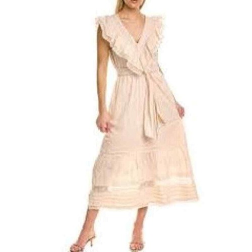 St Roche NWT Wonderland Wild Rose Cotton Midi dress Size 6 MSRP $425 | eBay