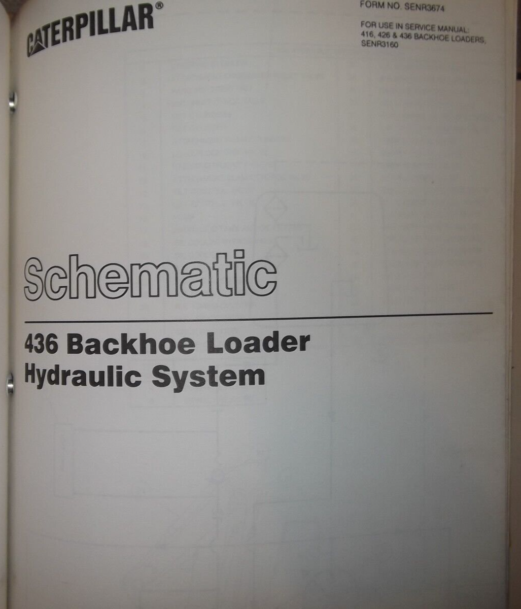 CAT CATERPILLAR 416 426 SERIES I BACKHOE SERVICE SHOP REPAIR MANUAL ...
