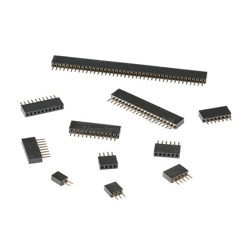 SIL 1.27mm Female Pins Sockets 40 Pin Header Single Row PCB Verbinder ...