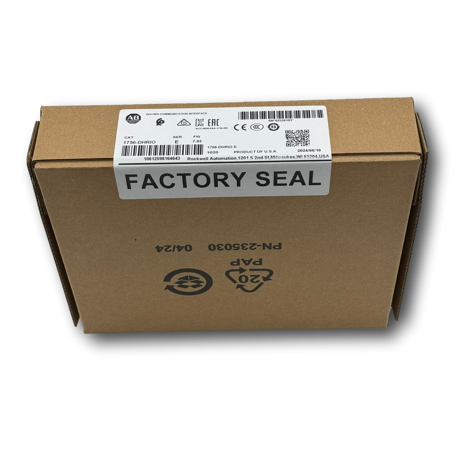 Allen-Bradley 1756-DHRIO /D Controllogix Communication Module (New ...