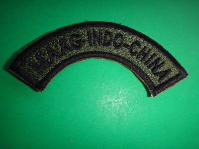 US Army MAAG INDOCHINA Subdued Arc Patch From Vietnam War Era | eBay