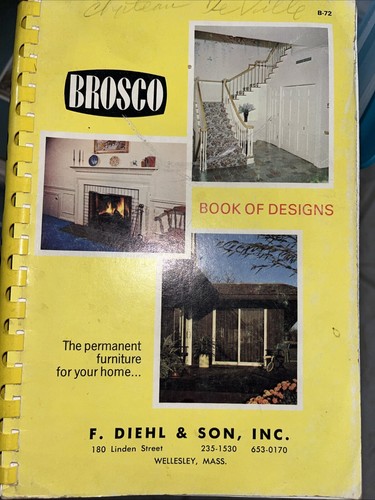 Brosco Book of Design Millwork Catalog MCM Mid-Century Modern F Diehl ...