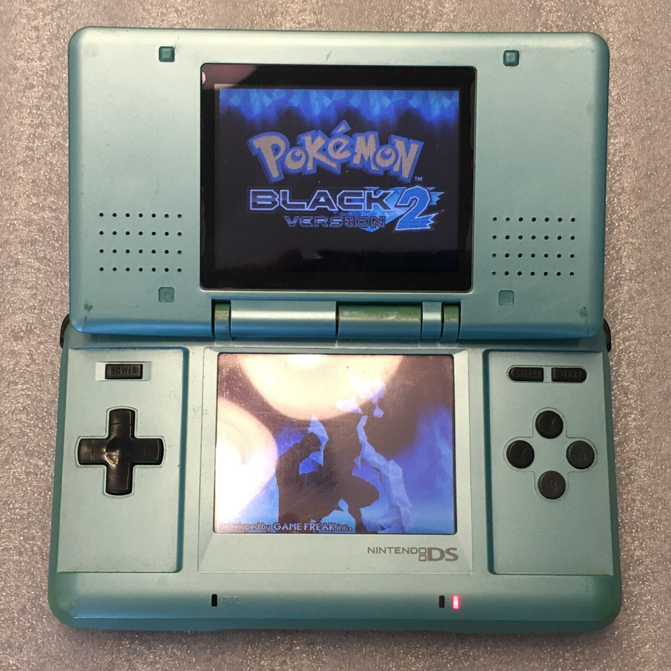 Nintendo DS System Teal NTR-001 - Screen Issues - Tested | eBay