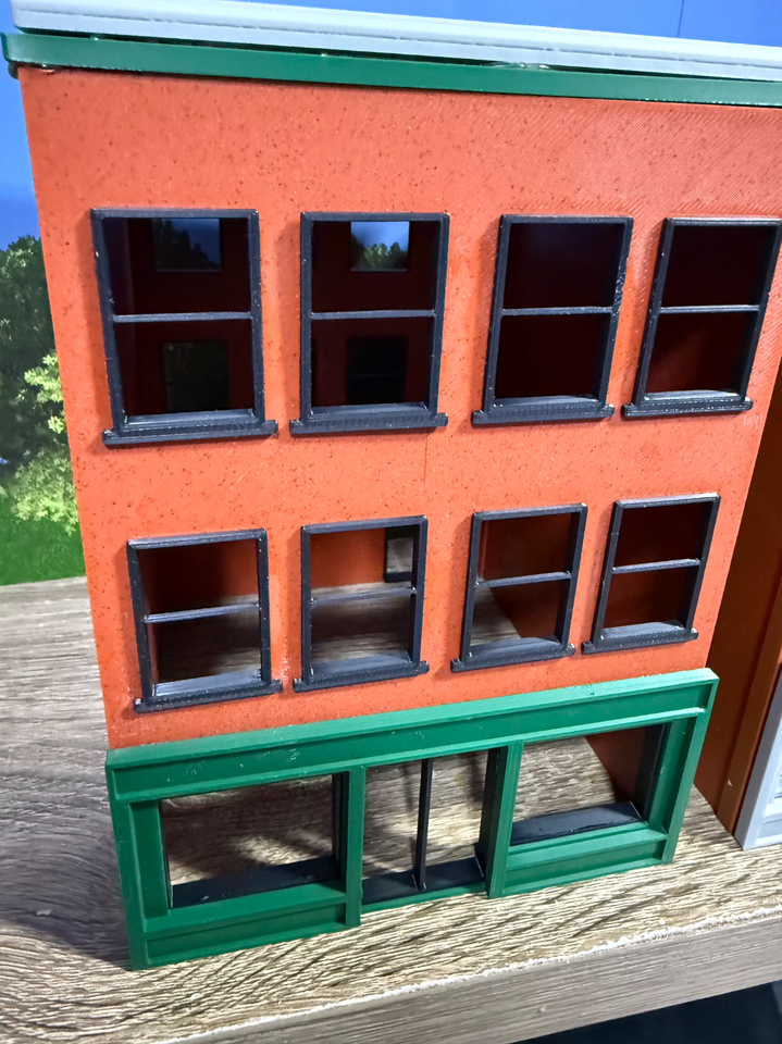 O Scale Storefront Buiilding - Built Up - Full color - Multiple ...