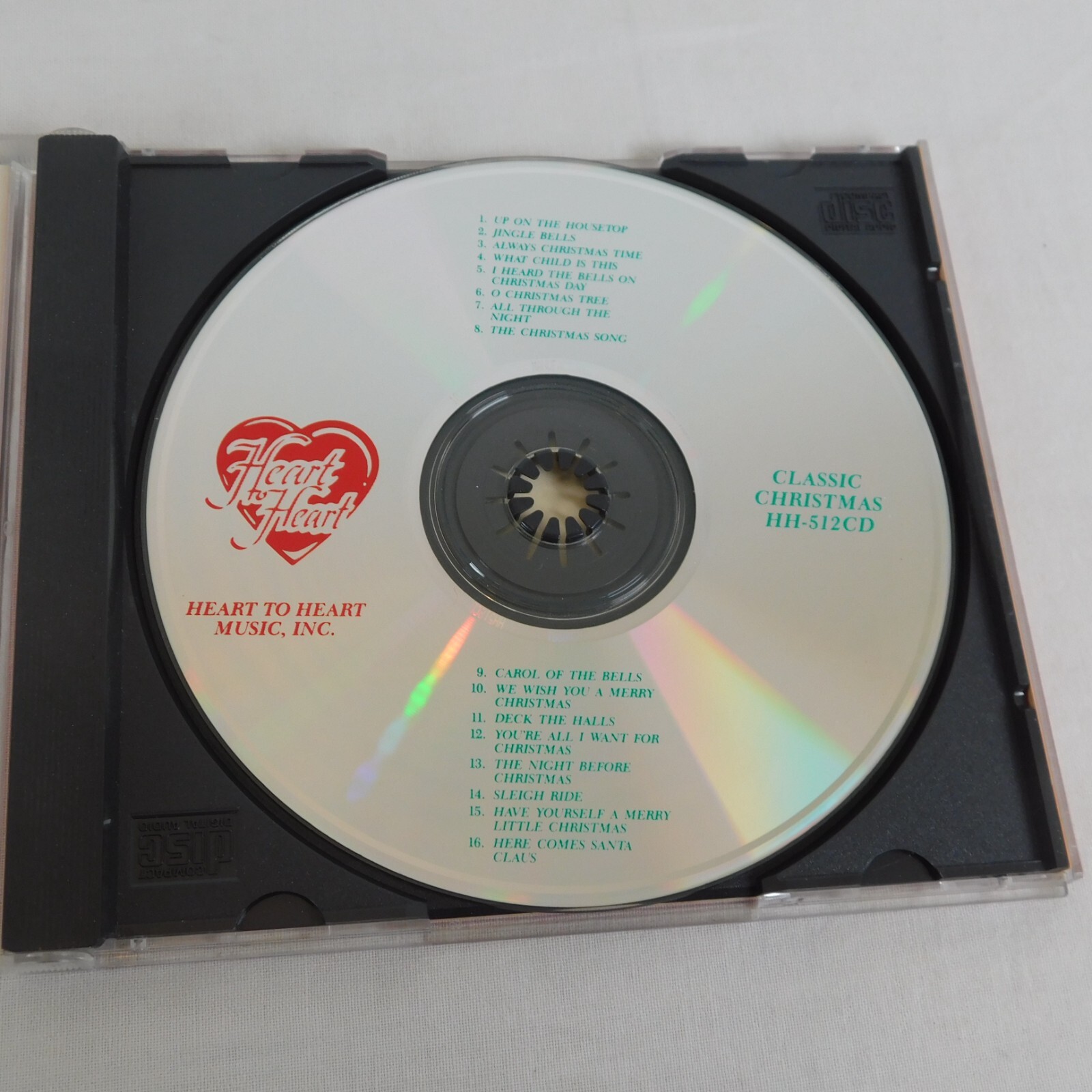 Classic Christmas Heart To Heart CD 1987 Carols Lyrics Included Jingle ...