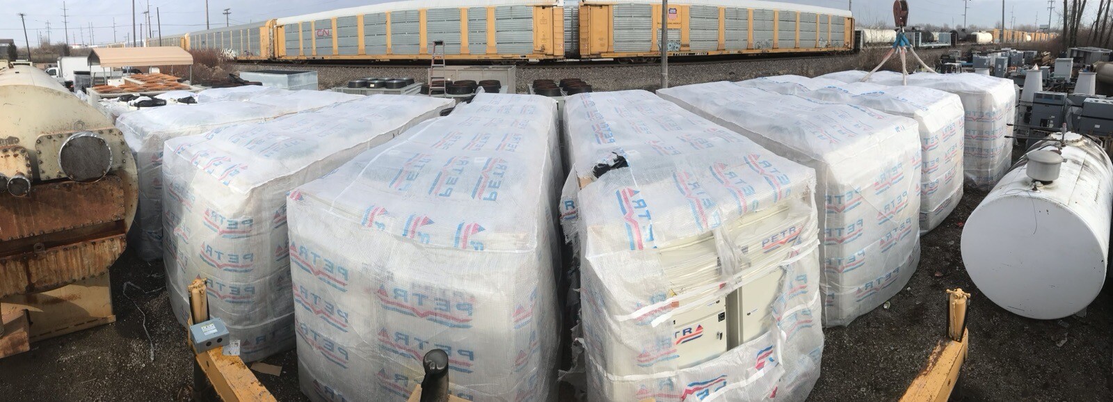 NEW PETRA ENGINEERING 140 TON CONDENSING UNITS DSPH140 460 VOLT CHILLER ...