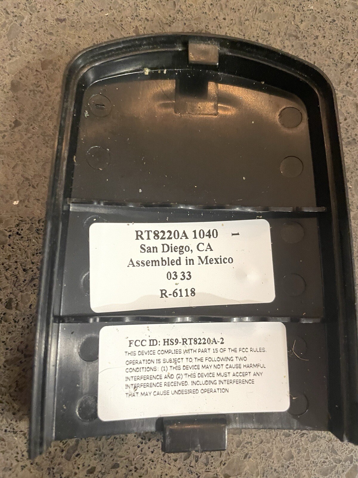 Honeywell RT8220A Fireplace Transmitter Remote Control - Black for sale ...