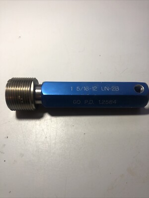 LC 1-5/16-12 UN-2B Go Thread Gage PD 1.2584 | eBay