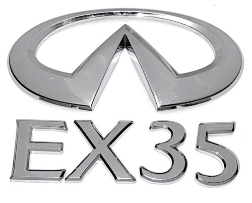 08-12 Infiniti EX35—Rear Trunk Badge & Letter Nameplate Emblem Set | eBay