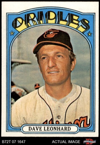 1972 Topps #527 Dave Leonhard Orioles 7 - NM | eBay