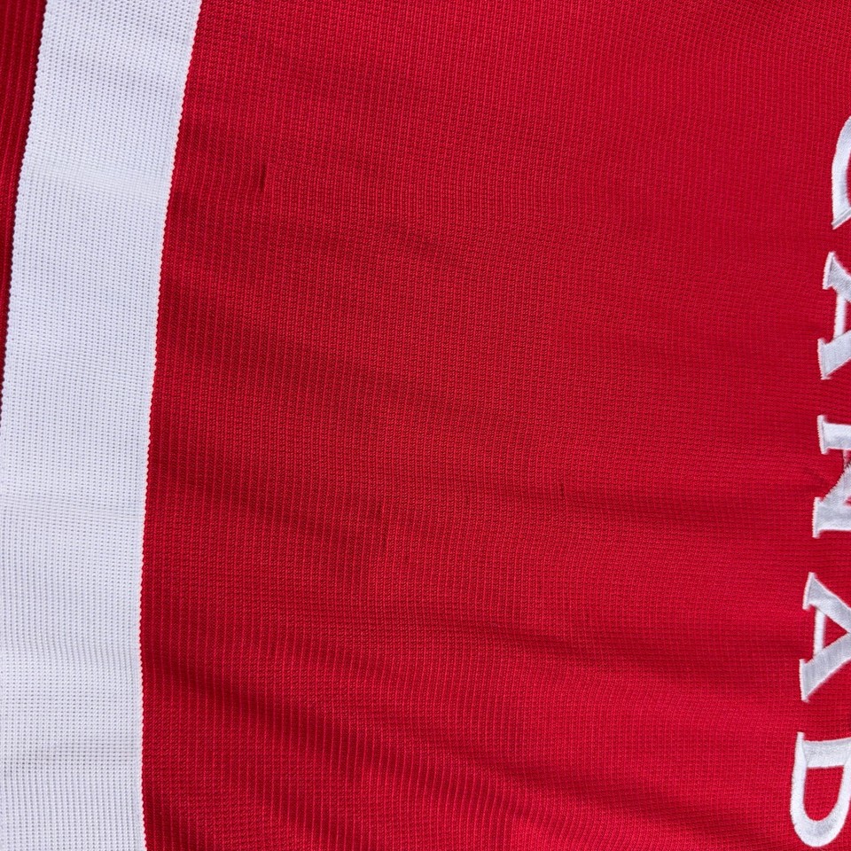 VINTAGE Canada Olympic Hockey Jersey Mens Extra Large Red White Team ...