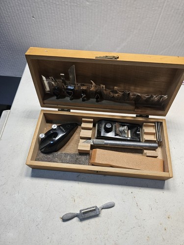 Vintage X-acto kit - 'X-acto Workshop' in wood case EUC | eBay