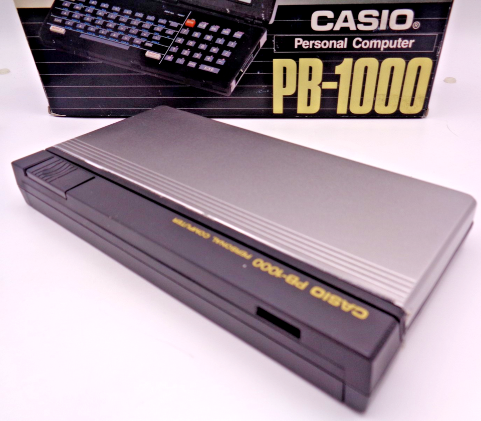 CASIO POCKET COMPUTER PB-1000 (+ ORIGINALVERPACKUNG +32KB RAM-PACK ...