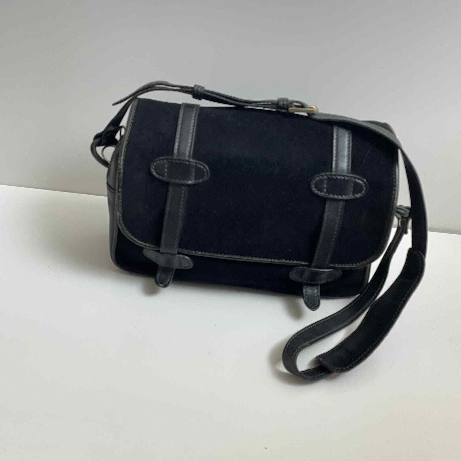 Gucci Vintage Suede Leather Messenger Bag Antique Rar… - Gem