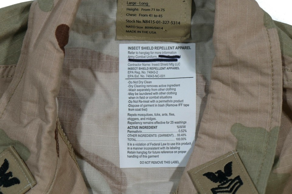 Original US Navy DCU Jacket - Desert Combat Uniform BDU | eBay
