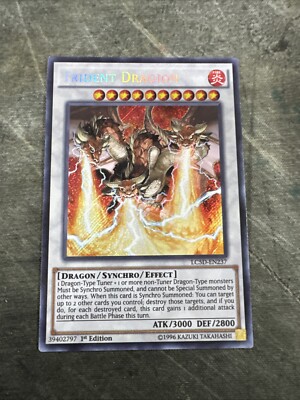 Yugioh Trident Dragion Legendary Collection 5D’s Secret Rare LC5D-EN237 ...