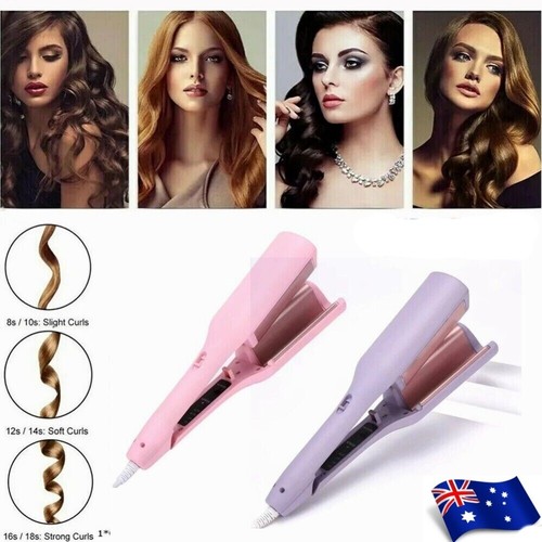 Romantic French Egg Roll Curling Iron Hair Waver Curler Set Adjustable ...