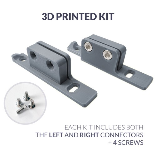 Hettich MultiTech Drawer Front Connector Bracket Replacement Kit (3D ...