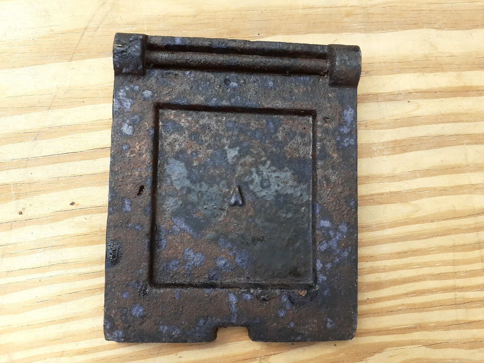 Vintage Old Style Cast Iron Water Meter Cover old rare 1950's Mansfield ...