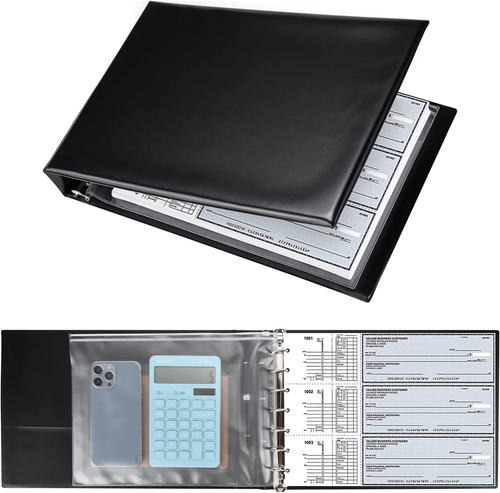 7 Ring Business Check Book Binder, 600 Checks Capacity for 9" x 13 ...
