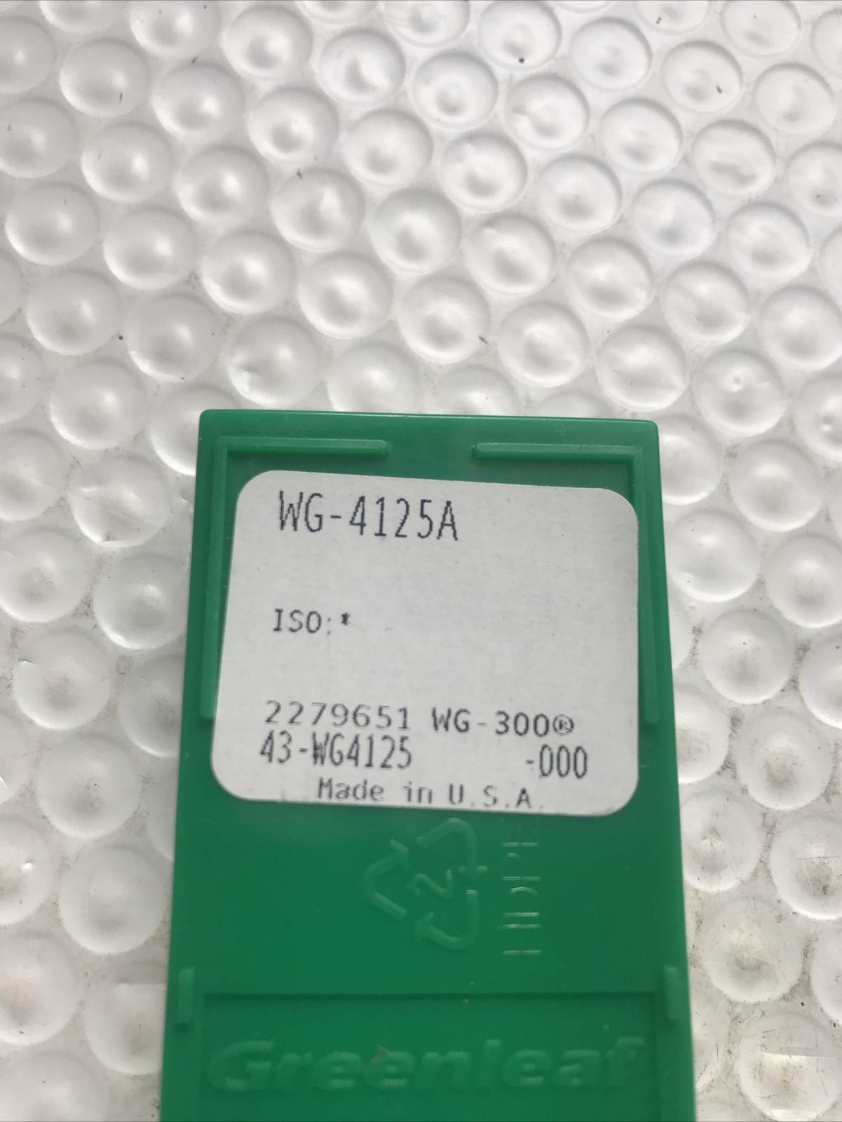 Greenleaf WG-4125A WG- 300 Ceramic Turning Inserts Qty 10 | eBay