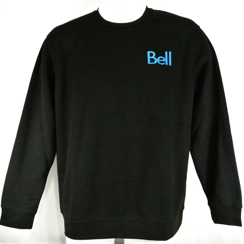 BELL CANADA Telephone Tech Employee Uniform Sweatshirt Black Size XL ...
