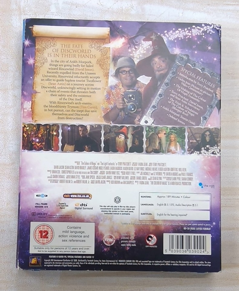 The Colour of Magic Blu-Ray by Terry Pratchett - CG C40 | eBay UK