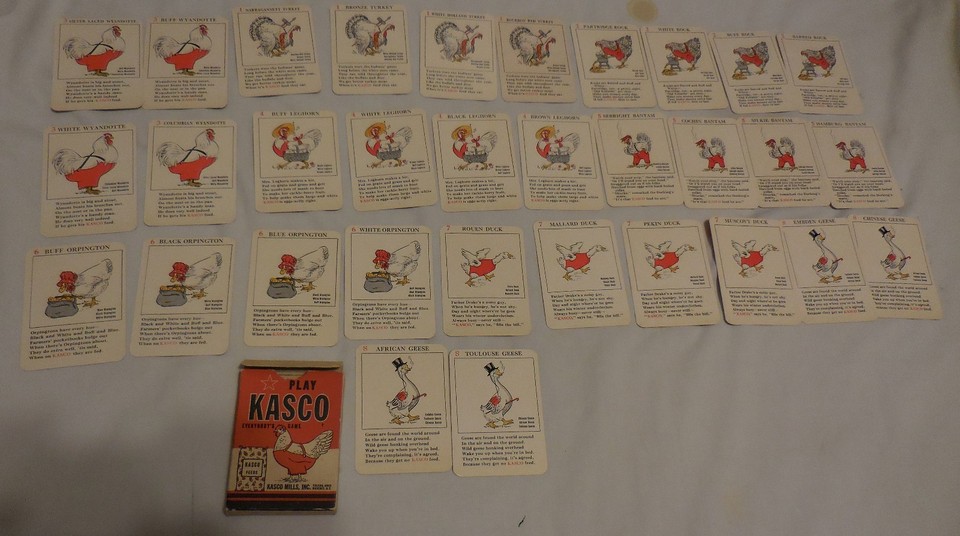 1942 Play Everbody's Game Kasco mills Toledo Ohio Playing Cards Feeds ...