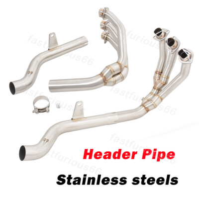 Modified System Exhaust Header Link Pipe Steel For Triumph Trident 660 ...