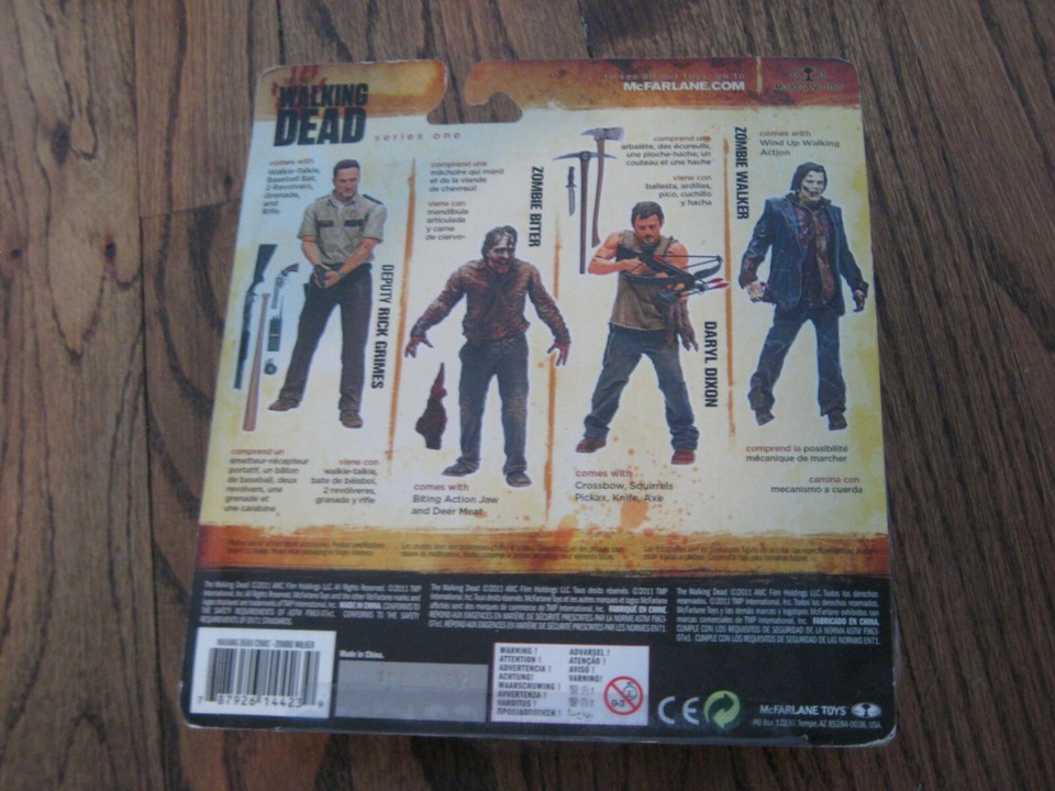 The Walking Dead Zombie Walker 5" figure -Brand new! Wind up walking ...
