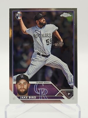 2023 Topps Chrome Update Jake Bird Colorado Rockies Rookie Card #USC27 ...