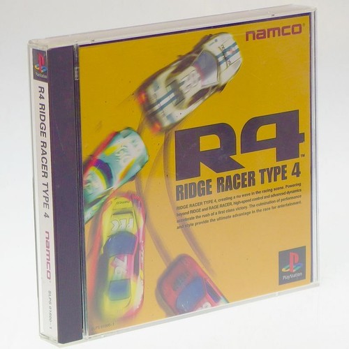 R4 Ridge Racer Type 4 PS1 Sony Japan Import PlayStation PSX Racing NTSC ...