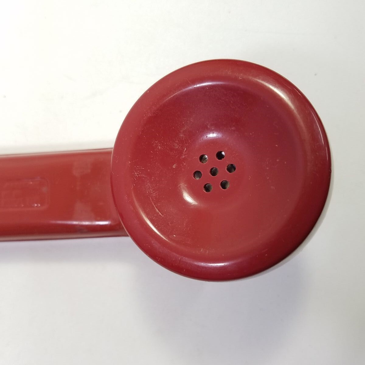 Vintage Western Electric Red Desk Phone Push Button 2500DM Bell System ...