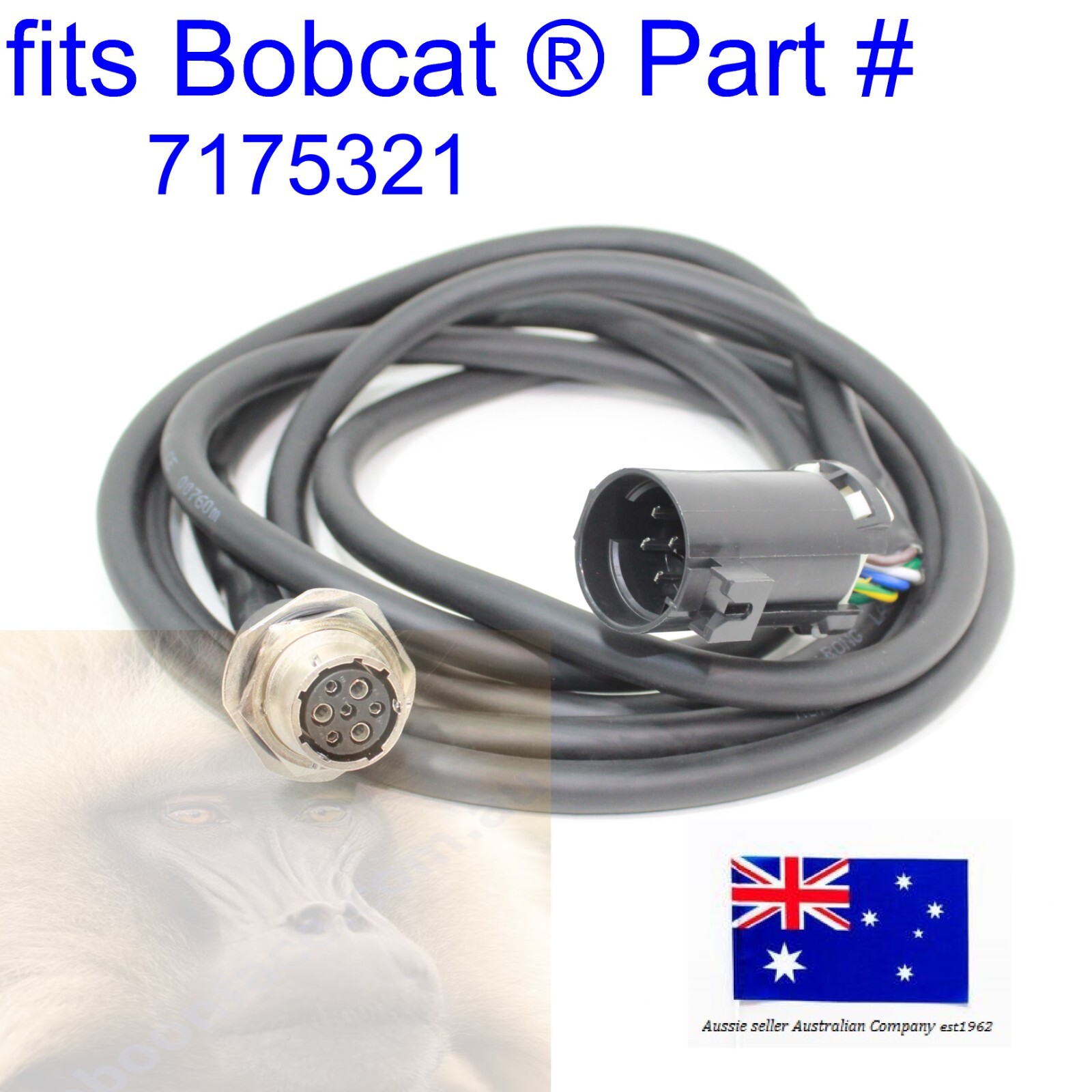 fits Bobcat 7 Pin Connector ACD Input Wiring Harness 7175321 T740 T750 ...