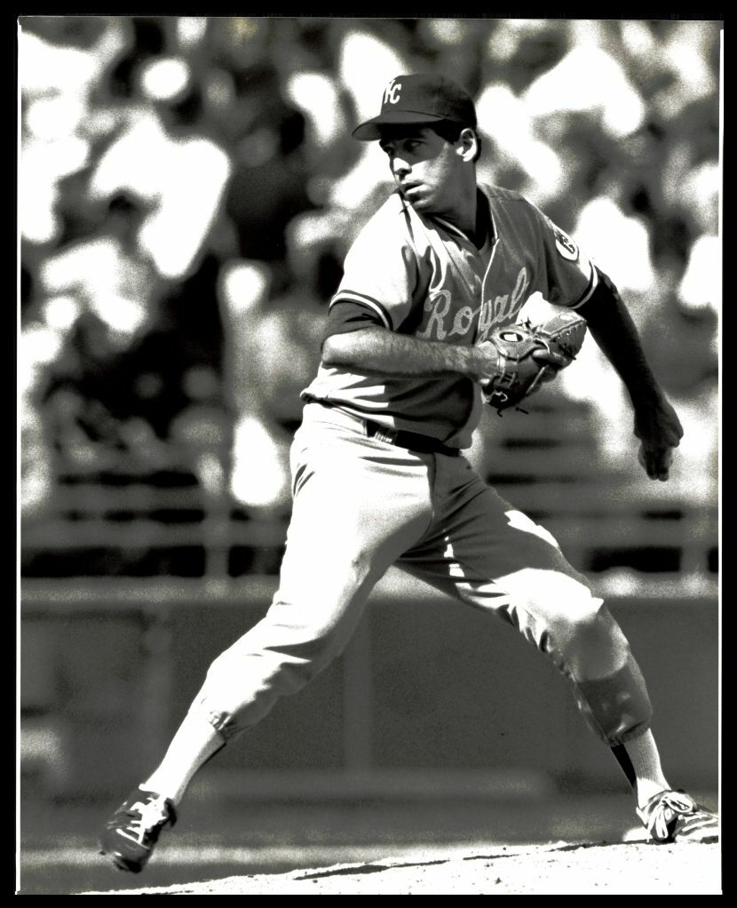 1991 Kansas City Royals MIKE MAGNANTE Pitching Original Photo Rookie ...