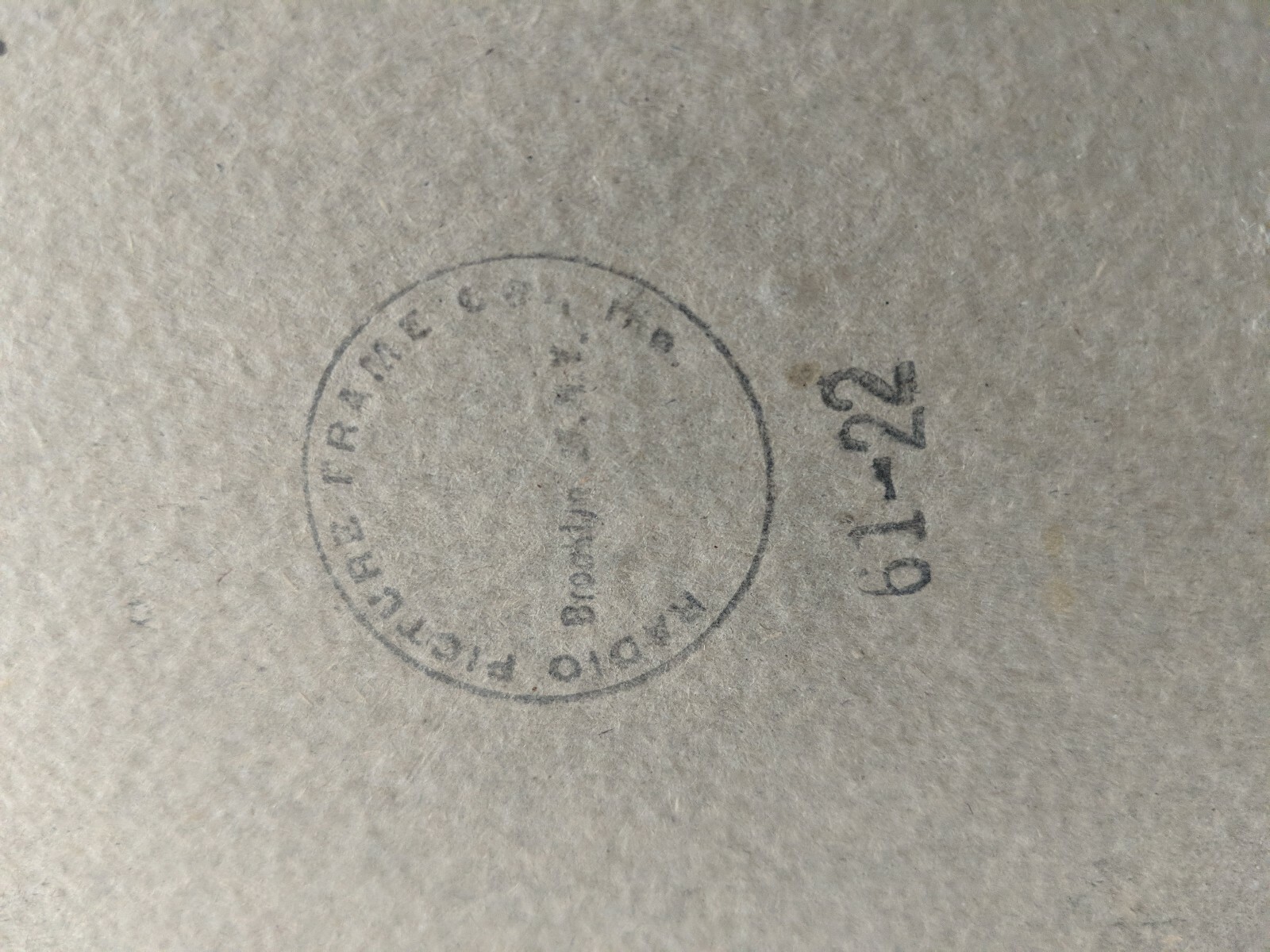 Vintage C.C. Beall Print In Wood Radio Picture Frame 13 X 17" | eBay