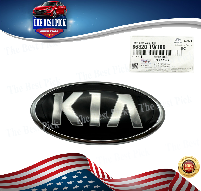 GENUINE Front Grille KIA Logo Emblem Badge for 2014-2020 Kia Rio ...