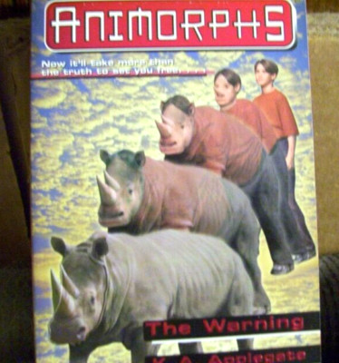 ANIMORPHS THE WARNING RHINO BY K.A. APPLEGATE | eBay