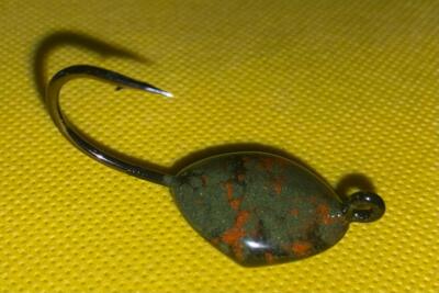 12 TOG JIGS 2x STRONG HOOK ASIAN CRAB tautog jig heads blackfish 1/2 3/ ...