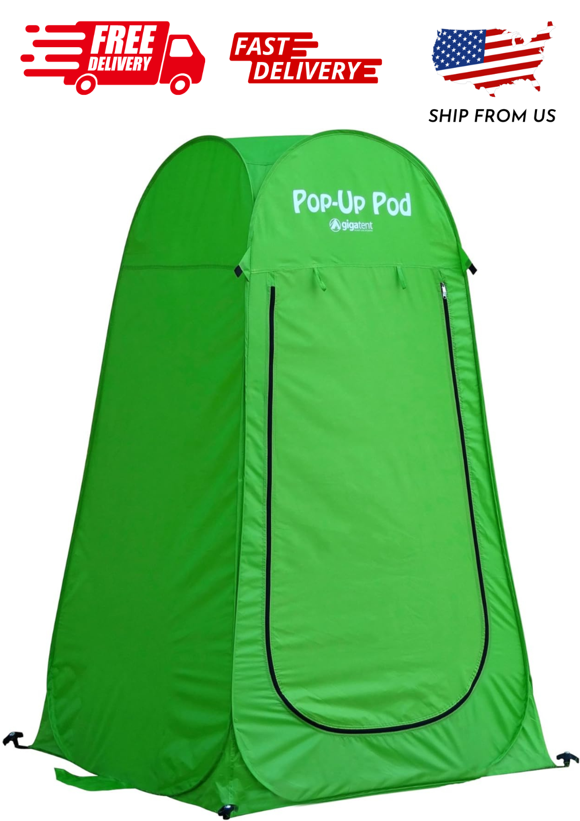 Gigatent ST 002 Pop-Up Pod Changing Tent with Carry Bag - Green for ...