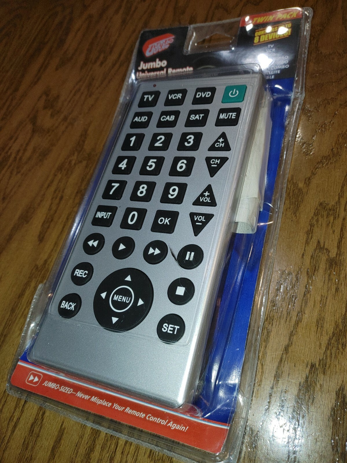 Jumbo Junkie Universal Remote 11x5 Controllers twin pack controls 8 ...