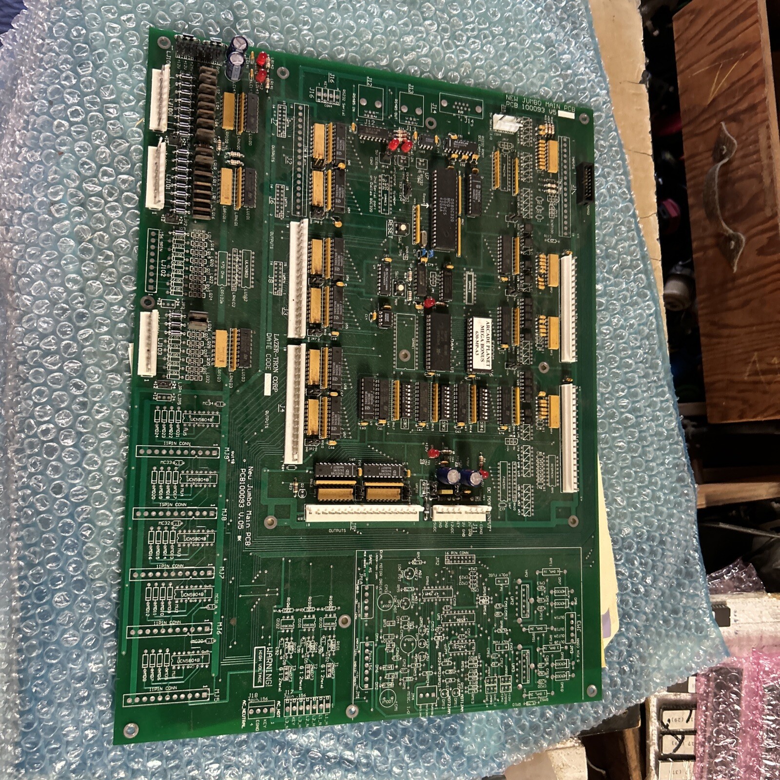 Mega Jumbo ARCADE PLANET-PCB BOARD ARCADE GAME PART Clif40a-1 | eBay