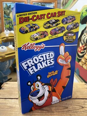 2006 Kellogg’s Frosted Flakes NASCAR Die-Cast Car Cereal Full Box ...