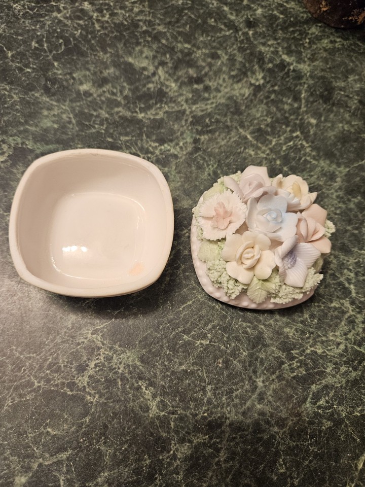 VTG MCM Lenwile China Ardalt JAPAN Verithin Flower Floral Porcelain ...