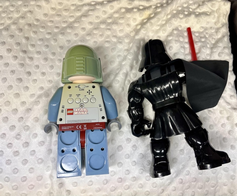 Mega Mighties Darth Vader 10in Action Figure w/Legos 2011 Boba Fett ...