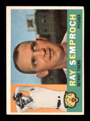 1960 Topps #286 Ray Semproch - Crease Free | eBay