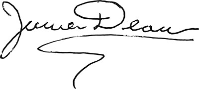 James Dean Autograph Signature VINYL DECAL Bumper Sticker movie star | eBay