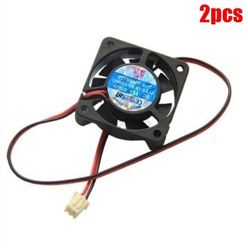 2Pcs 12V Cooler Axial Fan 40X40X10MM Arduino Raspberry Pi 3D Printer ...